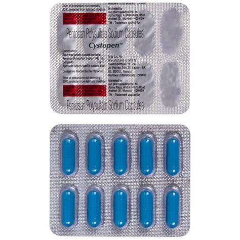 Pentosan Polysulfate Sodium Capsule At ₹ 693stripe Pentosan