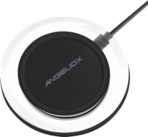 Amazon Com Veelink Bamboo Dual Wireless Charger Double 10W Wireless Charging Pad Compatible