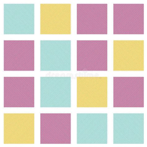 Colorful Vector Square Grid Pattern Seamless Texture Stock Vector Illustration Of Classic
