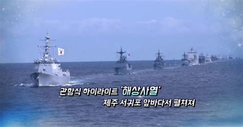 [영상구성] 제주관함식 해상사열