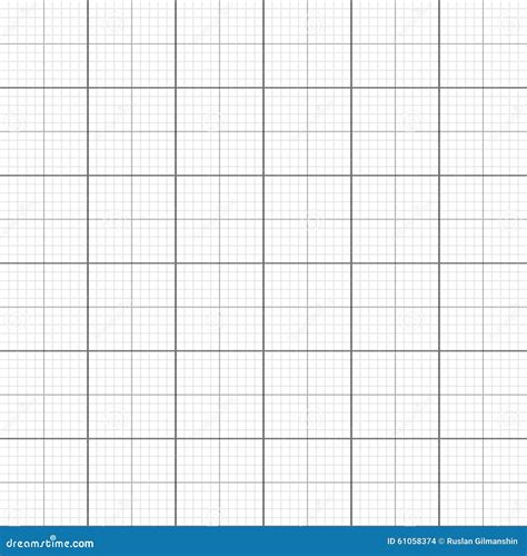 Seamless Graph Paper Texture Plain White Background With Light Blue