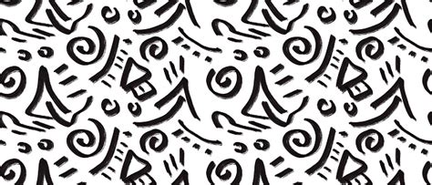 완벽 한 추상적 인 질감 패턴입니다 검은 선 곡선 집 흰색 얼룩이있는 간단한 배경입니다 디지털 브러시 스트로크 섬유 직물 포장지 배경 벽지 표지 디자인 검은색에 대한 스톡