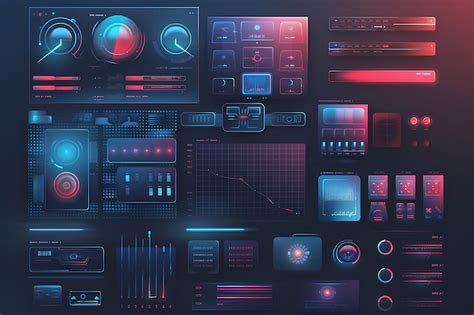 premium photo gradient ui ux elements background