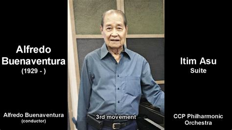 Alfredo Buenaventura Itim Asu Suite 1970 Youtube
