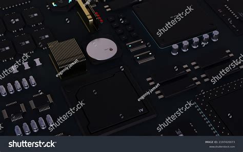 Components Computing Power On Chip Concept Stock Illustration Shutterstock