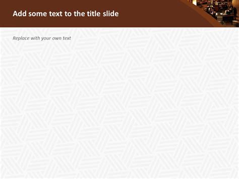 A Large Library Free PPT Template