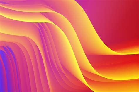 Premium Vector Blended Overly Colorful Gradient Creative Abstract With Wavy Style Vector