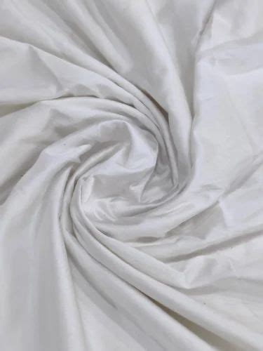 Plain White Cotton Satin Lycra Dyeable Fabric Plain Solids At Rs 225