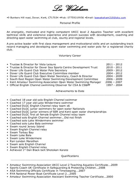 Fillable Online Lee Wakeham Fax Email Print Pdffiller