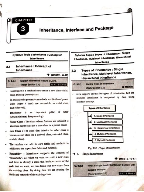 inheritance interface and packeage java chapter 3 pdf