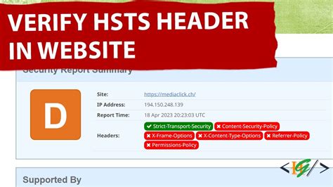 How To Verify Strict Transport Security Header In Website Php Html Wordpress Youtube