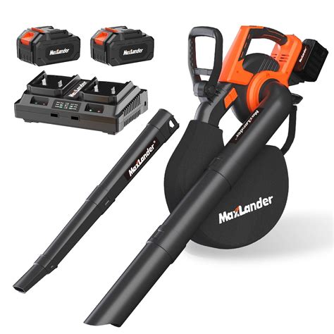 Maxlander Cordless Leaf Blower Vacuum Mulcher 3 In 1 40v Battery