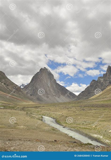 A Beautiful Sacred Mount Gumbok Rangan Gonbo Rangjon With Flowing