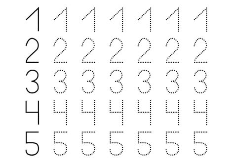 Отработка цифр