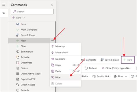 Ribbon Editor Updates Hideshow Buttons And Customize New Button Crm Keeper