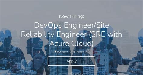 Devops Engineer Site Reliability Engineer Sre With Azure Cloud At Datamaxis