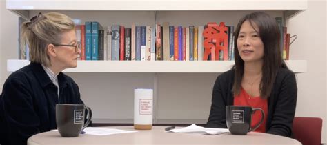 Fairbank Center On Books Prof Ya Wen Lei With Dinda Elliott Fairbank Center For Chinese