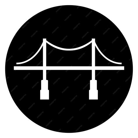 Premium Vector Bridge Icon Vector
