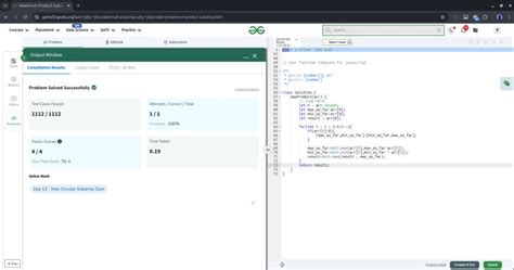 Dsachallenge 100daysofcode Dsa Geeksforgeeks Javascript Tushar
