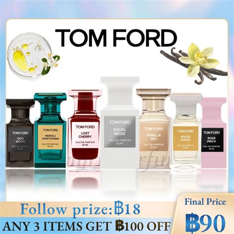 [🚀พร้อมส่ง] แท้จริง💯 Tftom Ford Vanilla Sex And Soleil Neige Fucking Fabulous 2ml 5ml