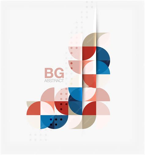 Premium Vector Modern Geometric Circle Abstract Background Vector