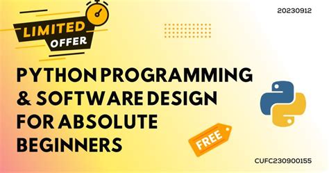 Python Programming And Software Design For Absolute Beginners Cigma Foundation