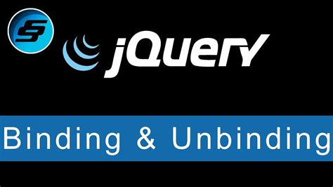 Binding And Unbinding Events Jquery Ultimate Programming Bible Youtube