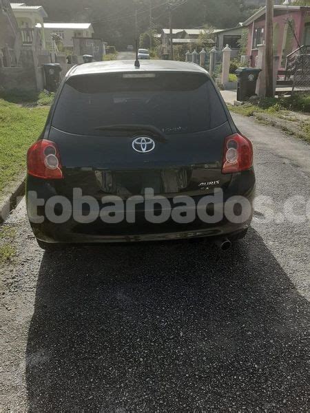Buy Used Toyota Auris Black Car In Crab Hill In Barbados Autobarbados