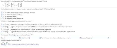 Solved Determine If The Set Of Vectors Shown To The Right Is Chegg Com