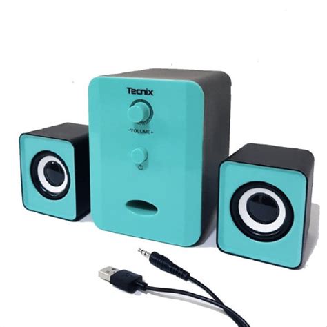 Starcomp Speaker Tecnix Spk S080 Subwoofer Speaker 2 1