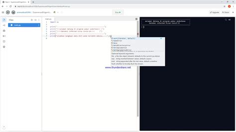Tutorial Membuat Program Pakar Sederhana Menggunakan Bahasa Python