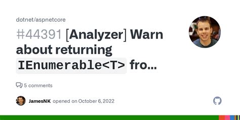 Analyzer Warn About Returning Ienumerable From Action Or Minimal Api Issue