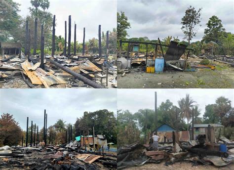 ပဲခူးတိုင်း မင်းလှမြို့နယ်တွင် နေအိမ် ၂၀၀ နီးပါး မီးရှို့ခံရ Myanmar Now