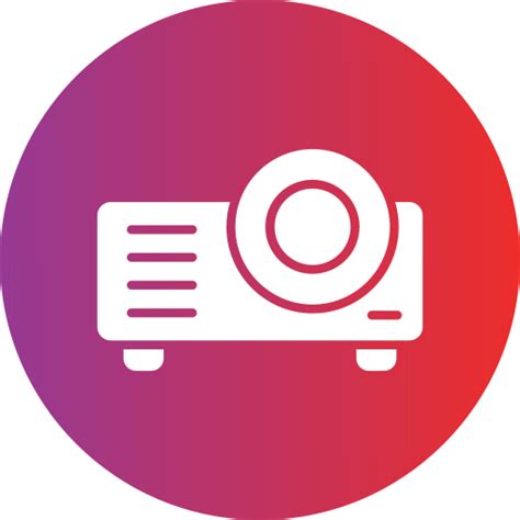 Projector Generic Flat Gradient Icon