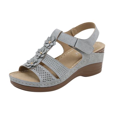 Juebong White Sandals For Women Dressy Gladiator Sandals Flat Wedding Sandals 2024 Cute Summer