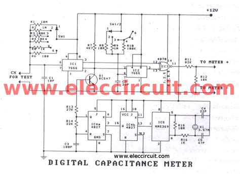 Diy Capacitance Meter Circuit