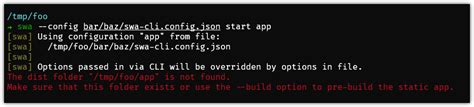 Swa Start Context Should Use Swa Nfigjson Root Folder · Issue