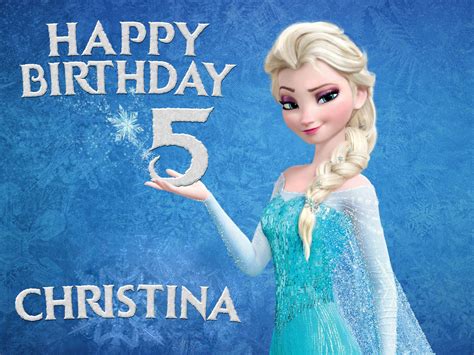 Frozen Elsa Happy Birthday At Damon Anna Blog