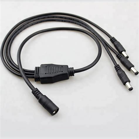 X Mm Dc V V Female To Male Y Splitter Dc Power Cable Buy Dc Female To Male Dc