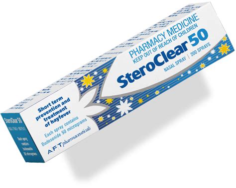 Steroclear 50mg Nasal Spray 200spr Unichem Greenhithe Pharmacy