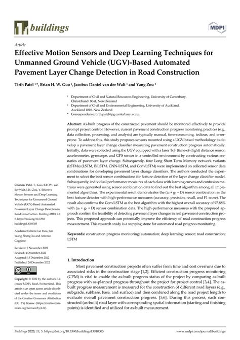 Pdf Effective Motion Sensors And Deep Learning Techniques For