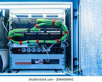 Patch Panel Closeup Structured Cabling System Stock Photo 2046436961 Shutterstock