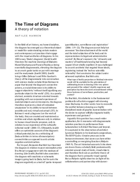 Pdf The Time Of Diagrams A Theory Of Notation Performance Research