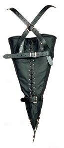 Quality Genuine Real Leather Armbinder Monoglove Singlesleeve Trusser