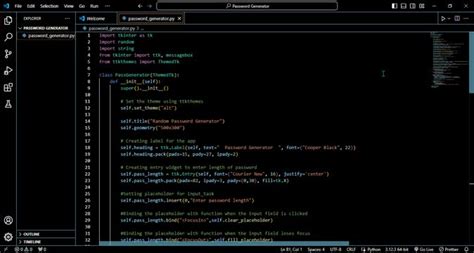 Ria Tambve On Linkedin Python Tkinter Passwordgenerator Internship