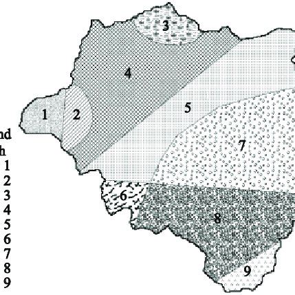 A Hypothetical Sub Watershed With Three Land Use Categories Three Soil Download Scientific