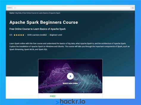 Apache Spark Courses Online
