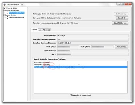 Save Ios 41 Shsh Blobs Now To Ensure An Untethered Ios 42 Jailbreak Redmond Pie