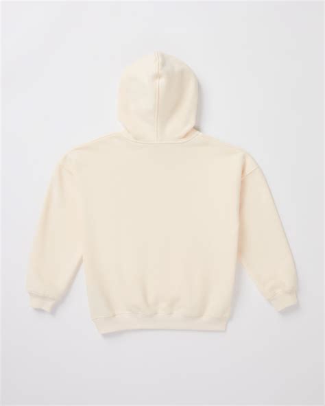 Teen Girls Oversized Hoodie In Natural General Pants Co