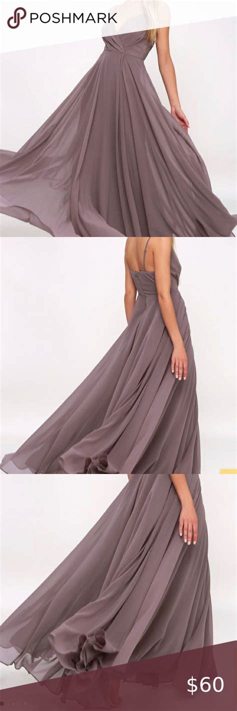 Nwt Dusty Purple Maxi Dress